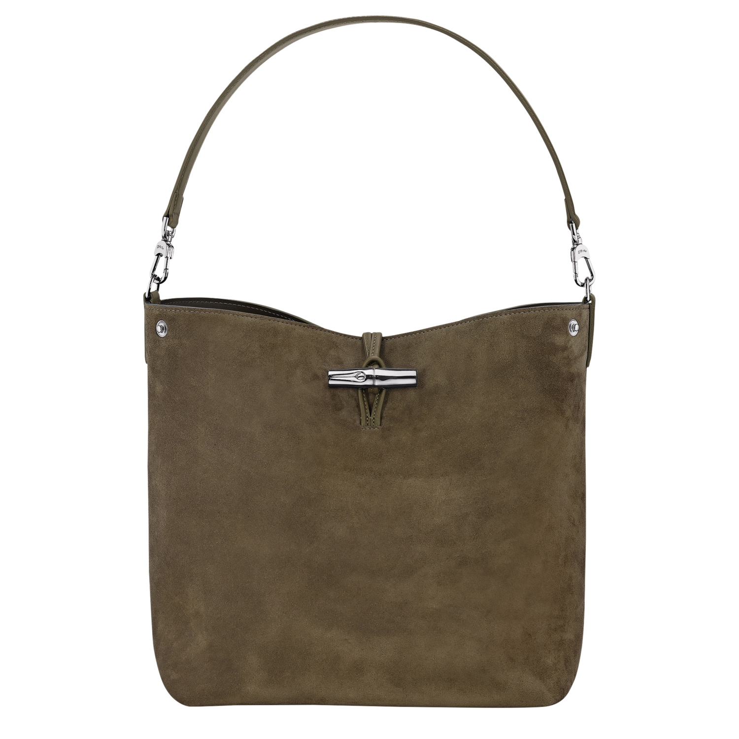 Longchamp Hobo Bag M Le Roseau In Green | ModeSens