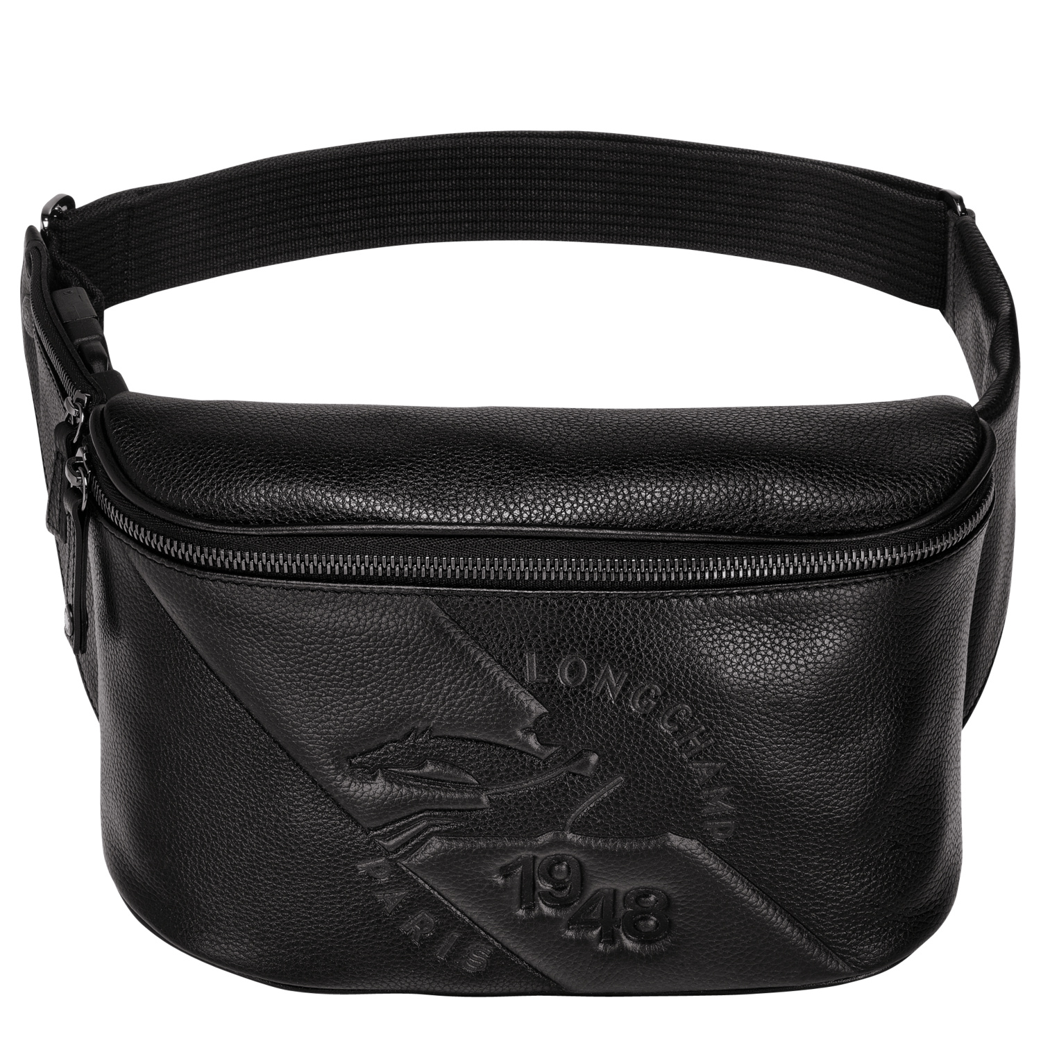 Longchamp Sac Banane Le Foulonné In Black | ModeSens