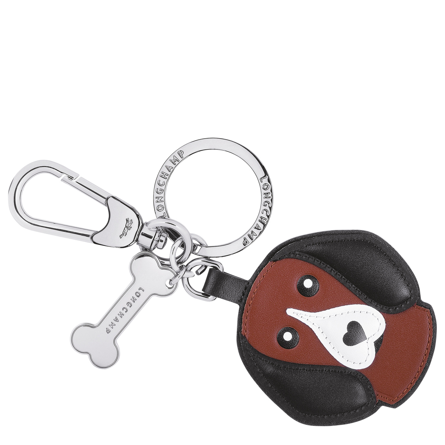 Longchamp Dog Key Ring Spring-summer 2021 Collection In Cognac | ModeSens