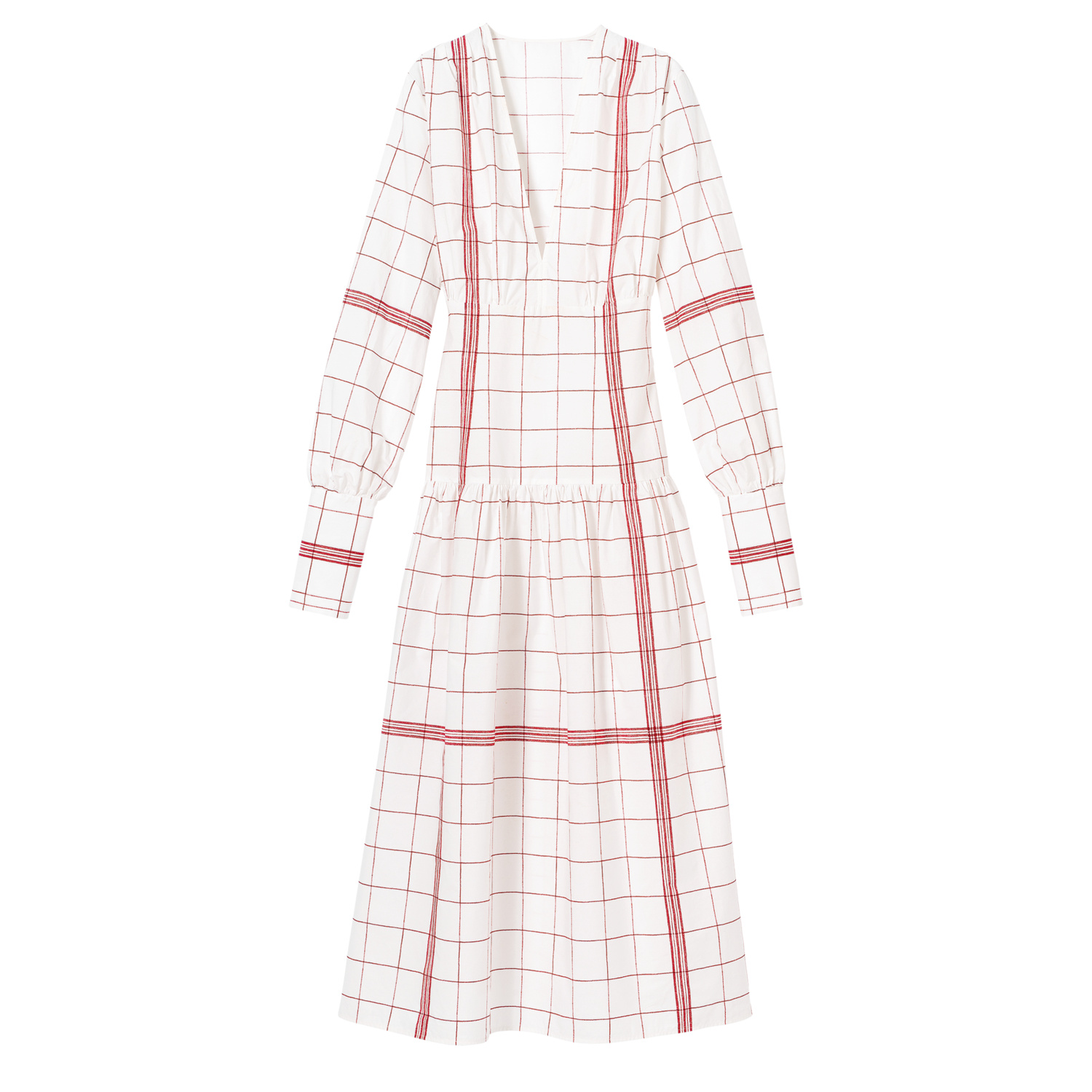 Longchamp Long Dress Spring/summer Collection 2022 In Red | ModeSens