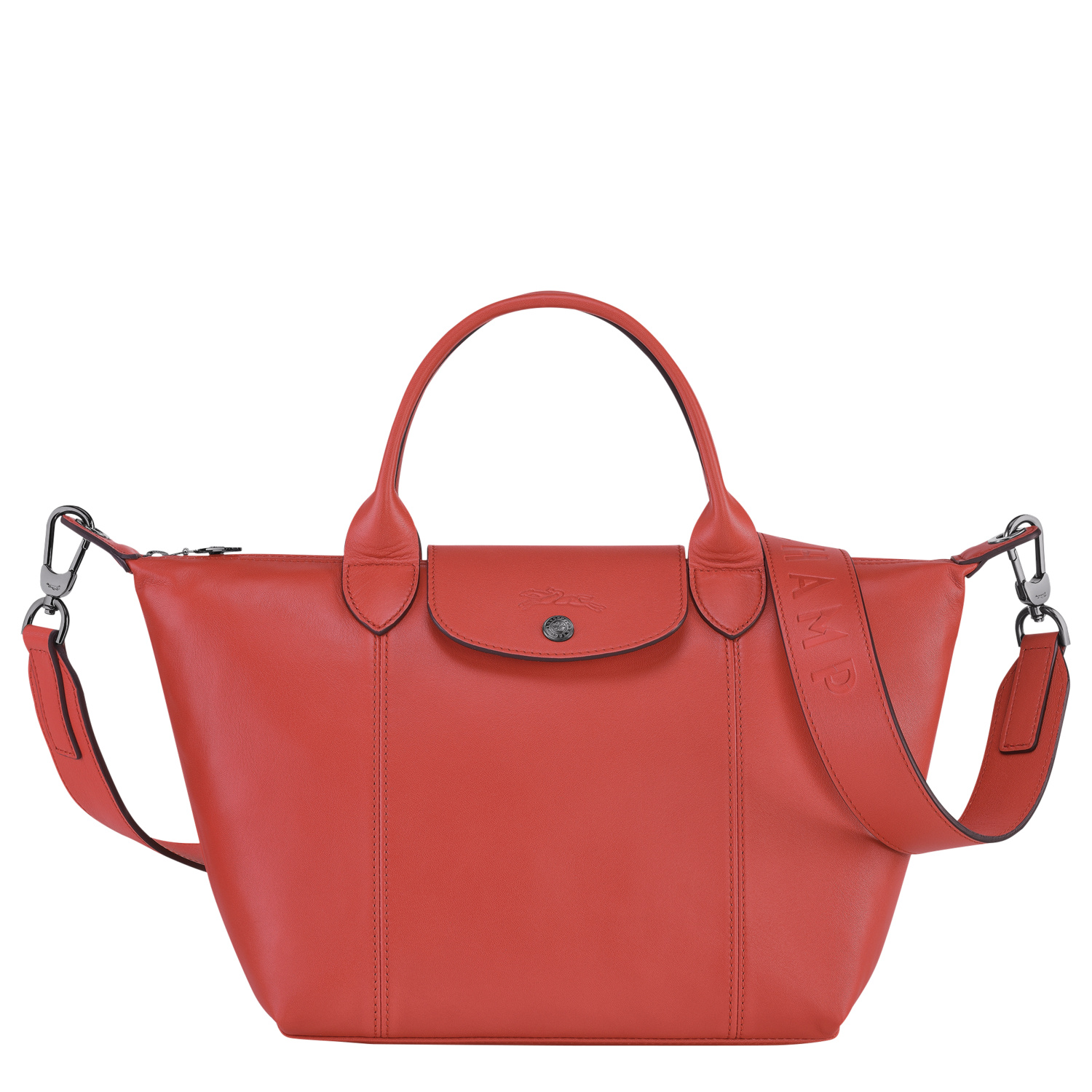Longchamp Top Handle Bag S Le Pliage Cuir In Terracotta | ModeSens